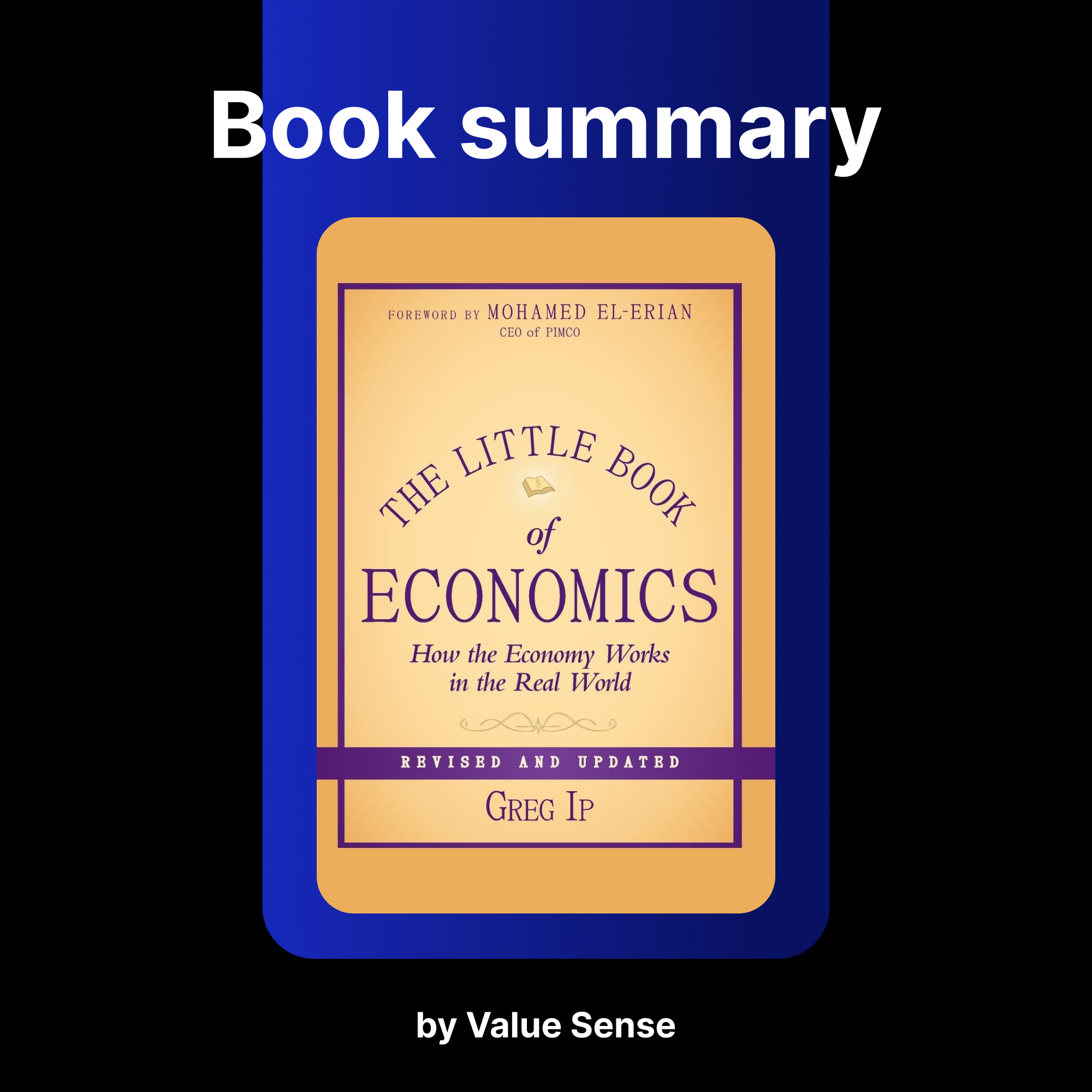 The Little Book of Economics by Greg Ip - Book Review | ValueSense